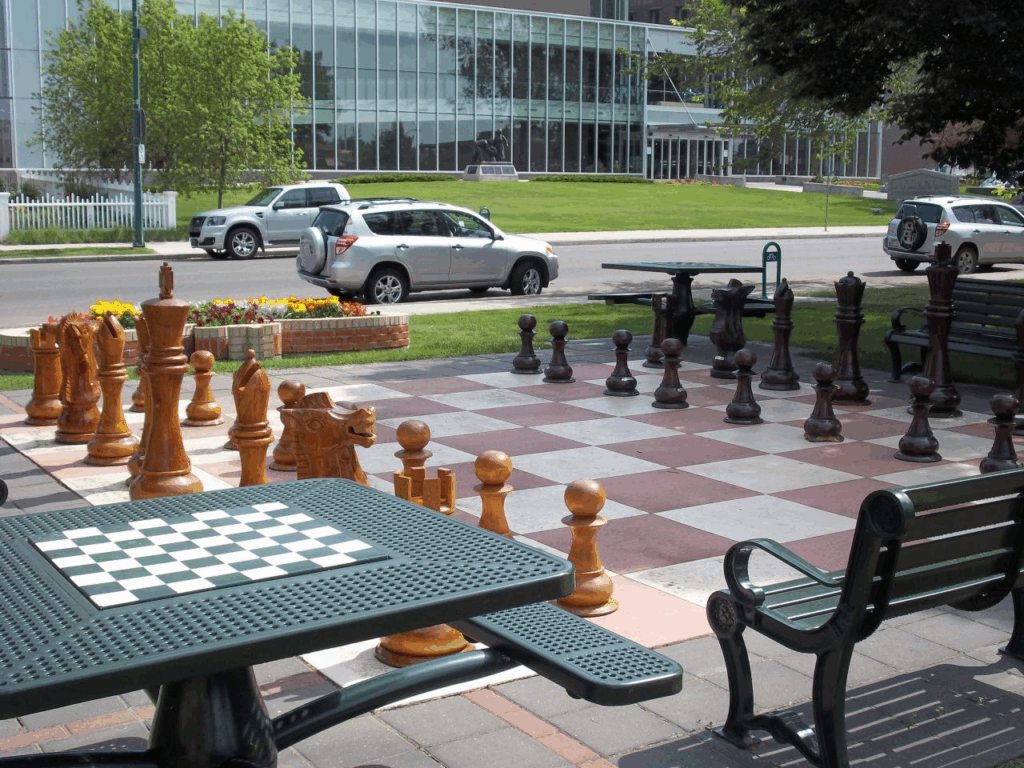 Big Pieces, Big Fun: Discover Medicine Hat’s Giant Outdoor Chess Game ...